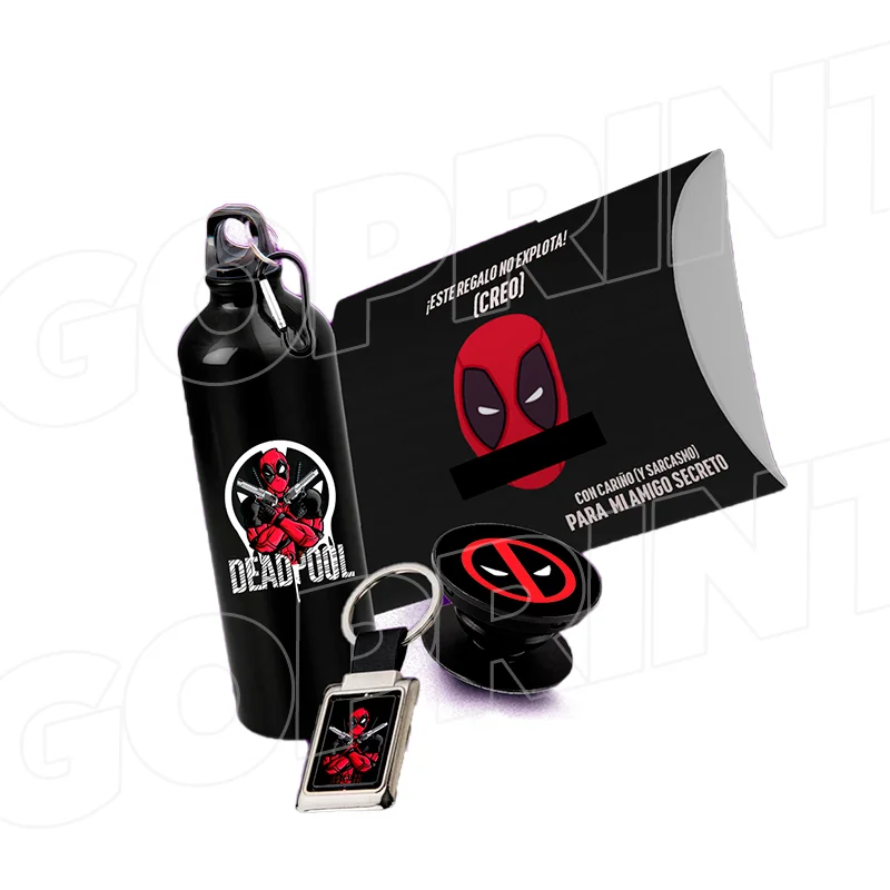 Gift Box amigo secreto Deadpool - GoPrint Ecuador